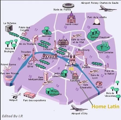 HOTEL HOME LATIN, PARIS